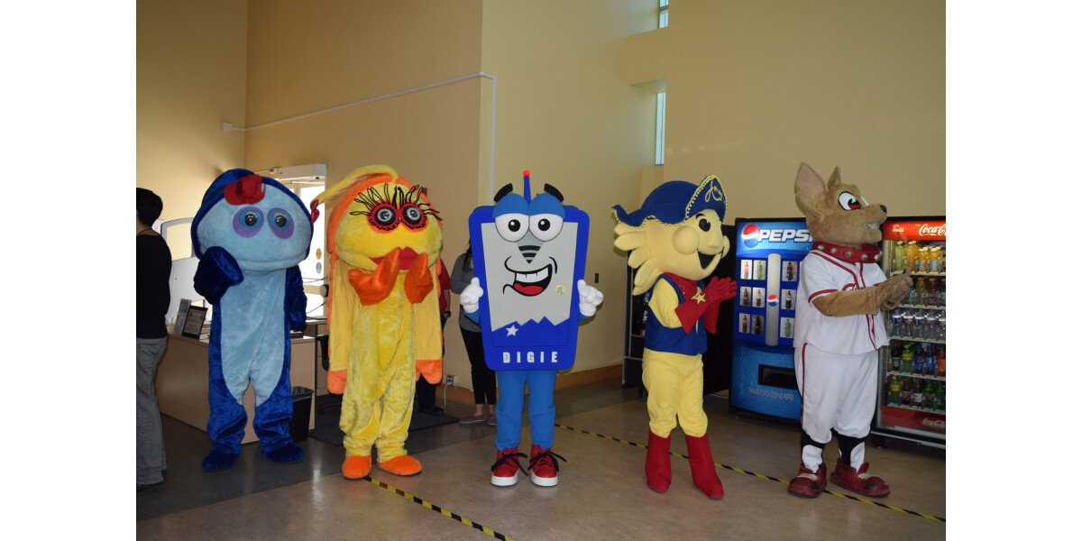 Mascot Party El Paso Public Libary | wall
